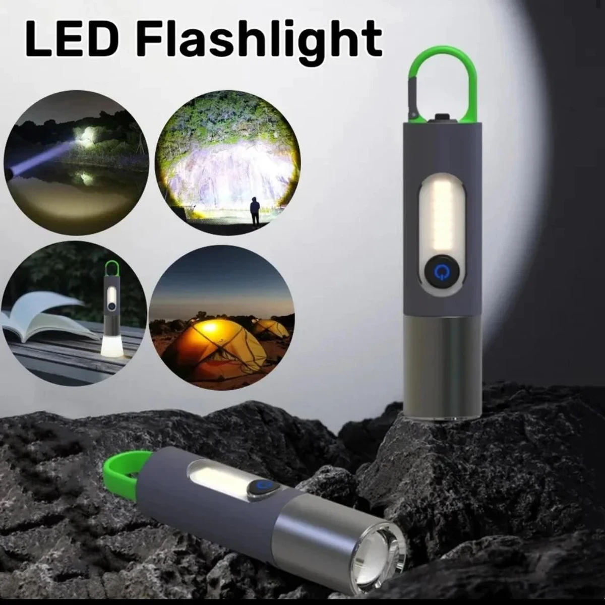 Rechargeable Multifunctional LED Flashlight